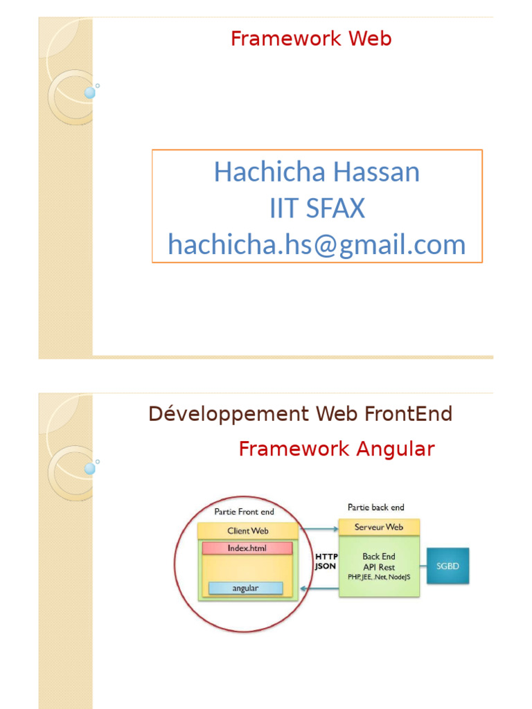 Cours Angular Partie 1 | PDF | Internet | Internet et Web