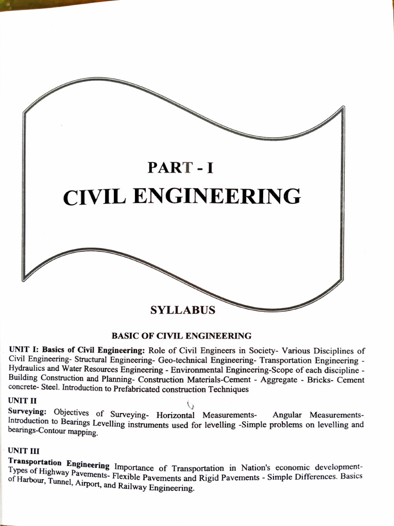 Civil Engineering Text Book | PDF