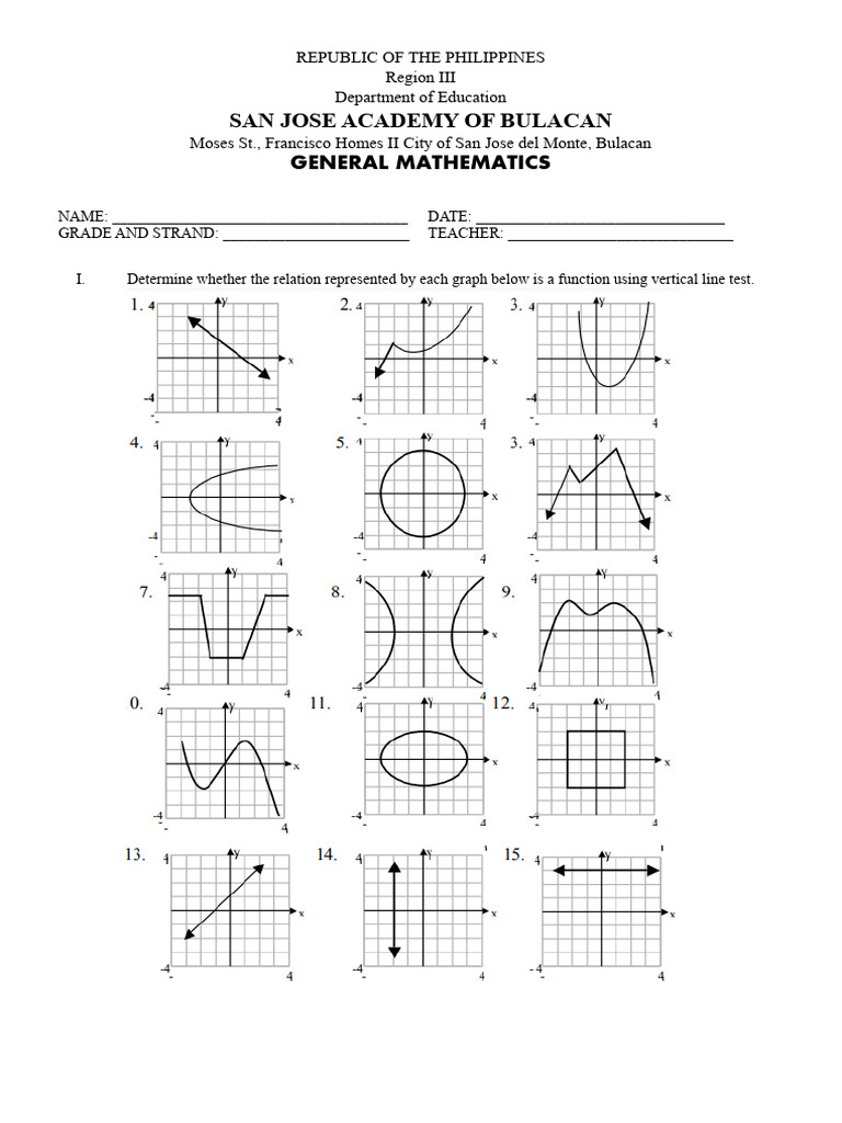 General Mathematics Midterm | PDF