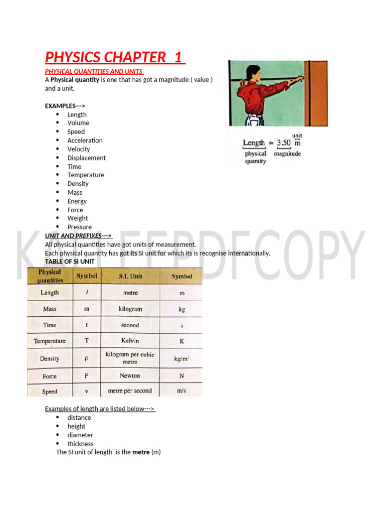 Grade 11 Chapter 1 Physics | PDF | Measurement | Pendulum