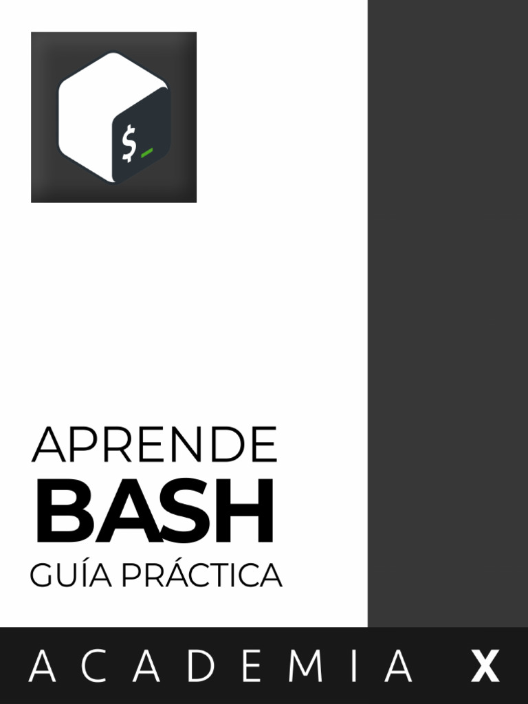 Academia X - Guía Bash (v1.0.0) | PDF | Interfaz de línea de comando | Lenguaje de escritura