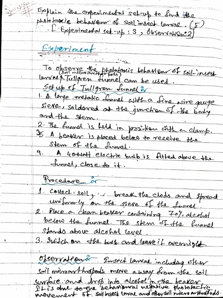 Phototaxis and Geotaxis Behaviour | PDF