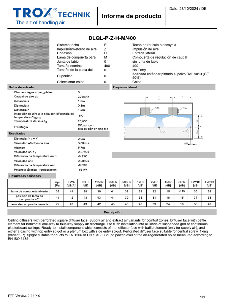 Trox DLQL P Z H M 400 | PDF