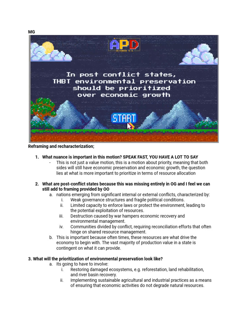 2024 - 10 - 05 Prep Paper 3 - Apd R2 | PDF | Sustainability | Economic ...