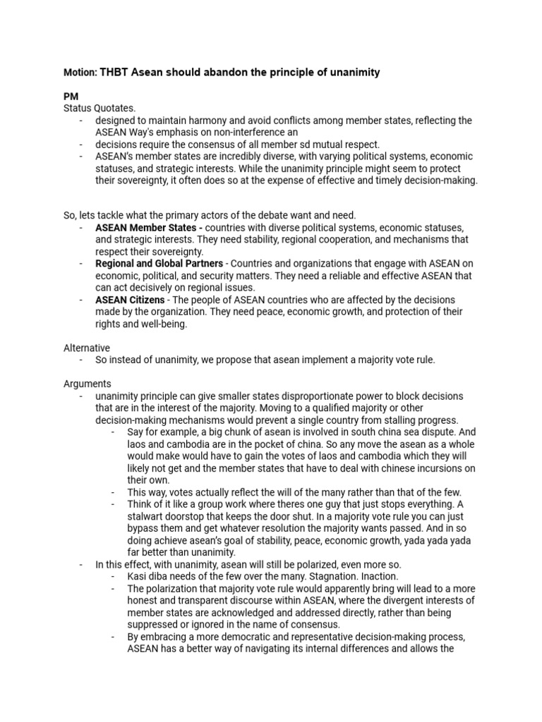 2024_08_15 PREP PAPER | PDF | Consensus Decision Making | Political Science