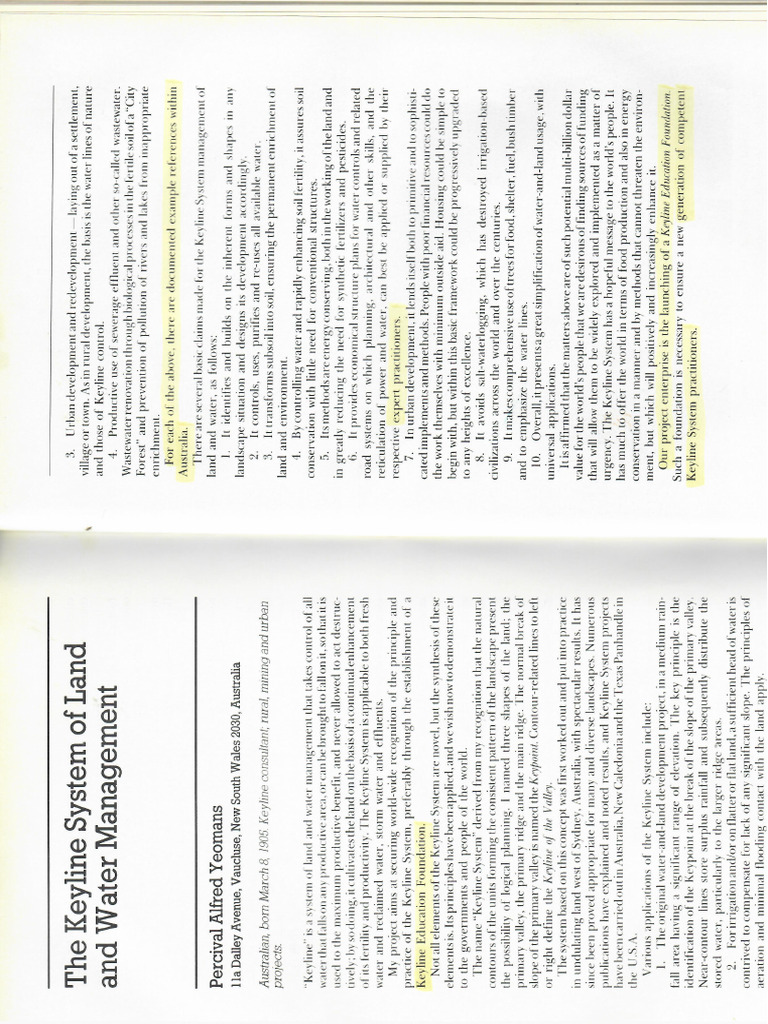 Rolex Enterprse Keyline Foundation, 1984 | PDF