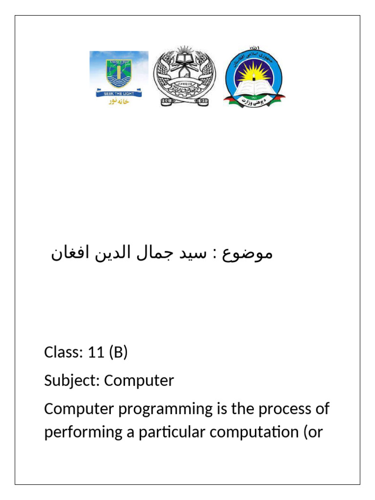 Programing Language Copy | PDF | Computer Programming | Computing