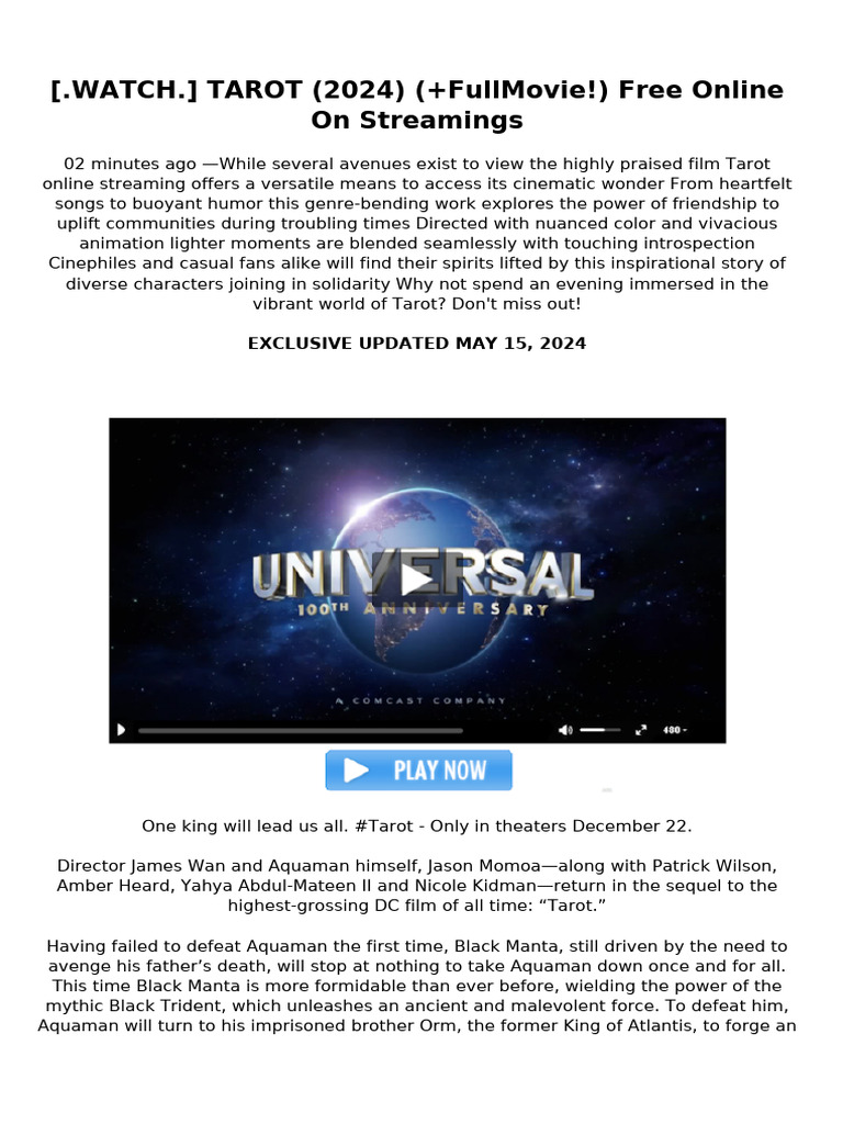 Tarot Full Oj | PDF | The Hunger Games