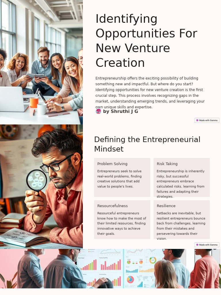 Identifying New Venture Opportunities | PDF | Entrepreneurship ...