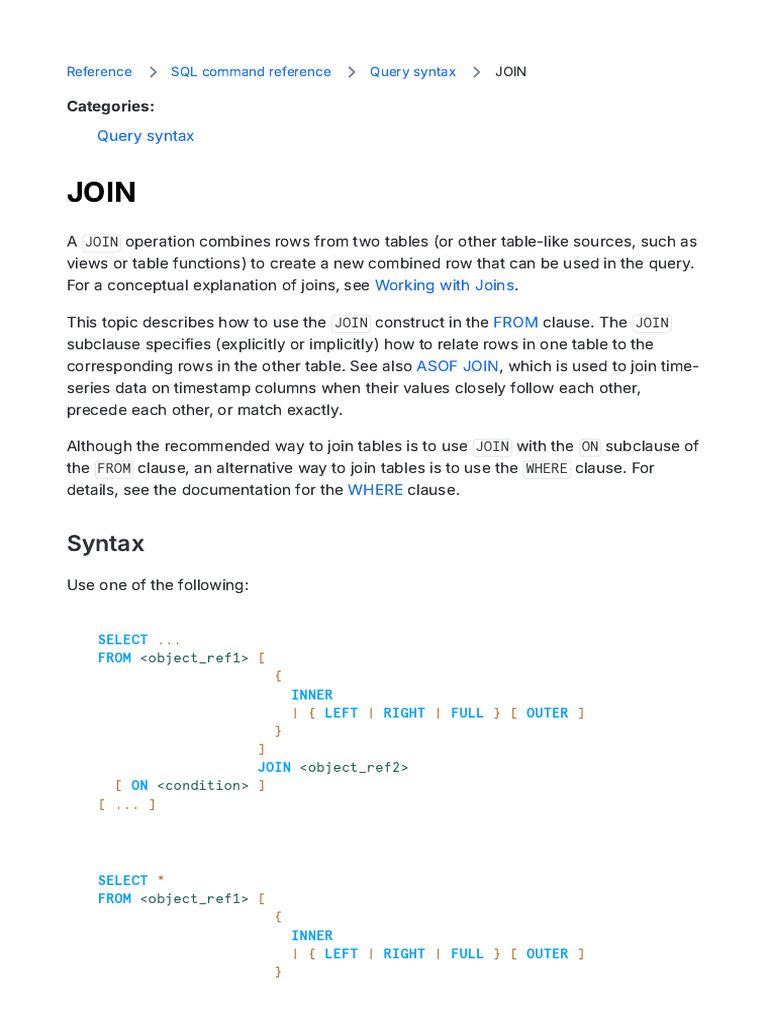 snowflake | PDF | Computer Programming | Databases