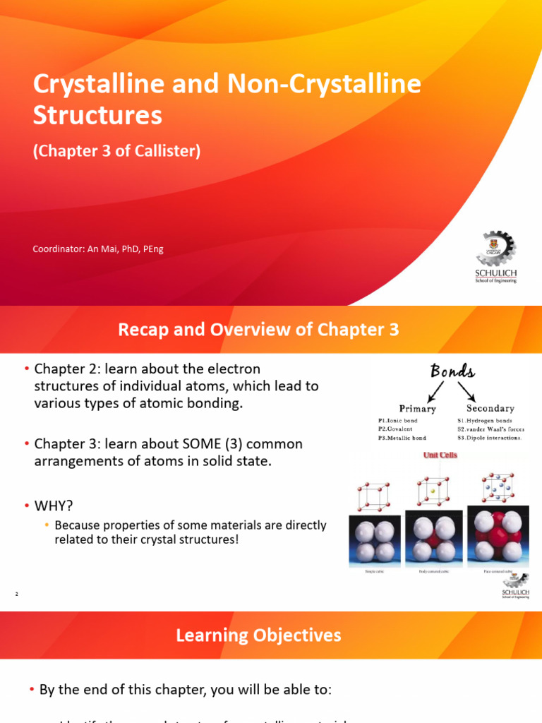 Chapter 3 - Crystalline Structure (2) | PDF | Crystallite | Crystal