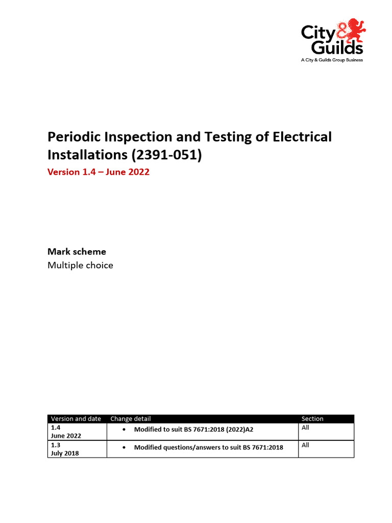 2391-051-Periodic Inspection and Testing of Electrical Installations ...