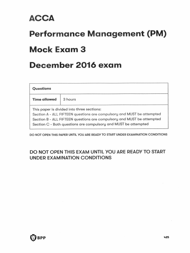 Mock 2 Double New.pdf | PDF | Muffin | Business Economics