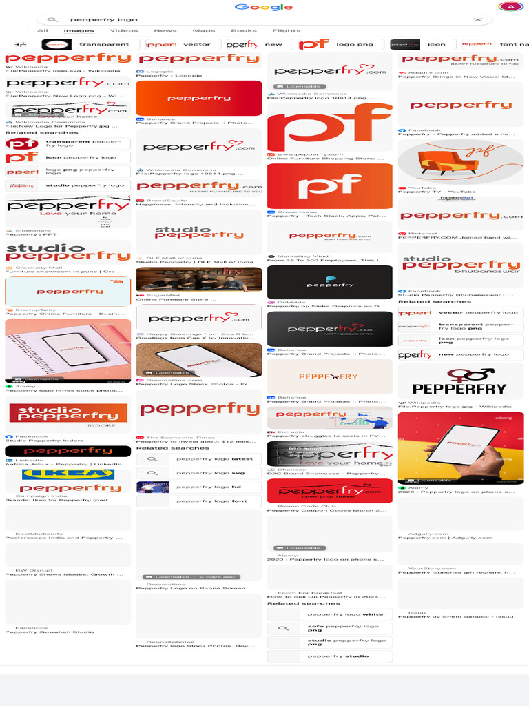 Pepperfry Logo - Google Search | PDF