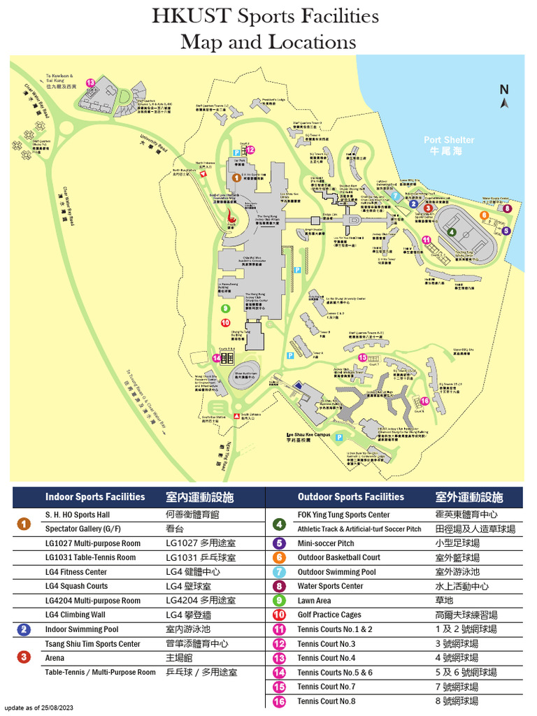 Sports Facilities Latest Map | PDF