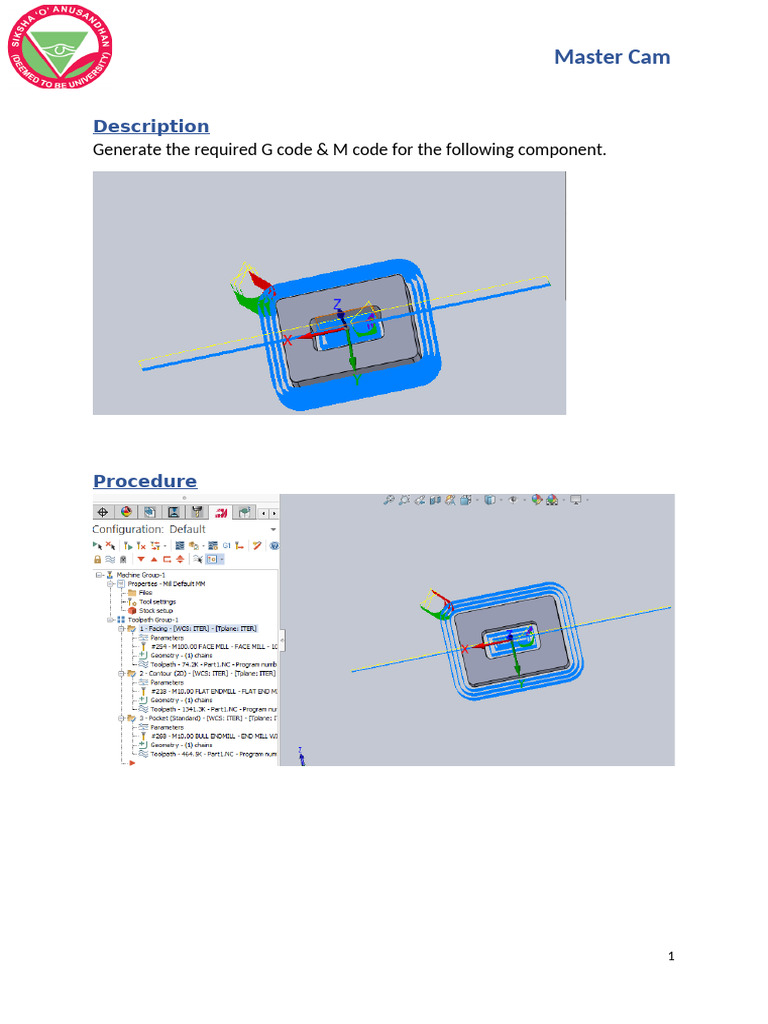 Mastercam G-Code Generation Guide | PDF | Sports & Recreation | Computers