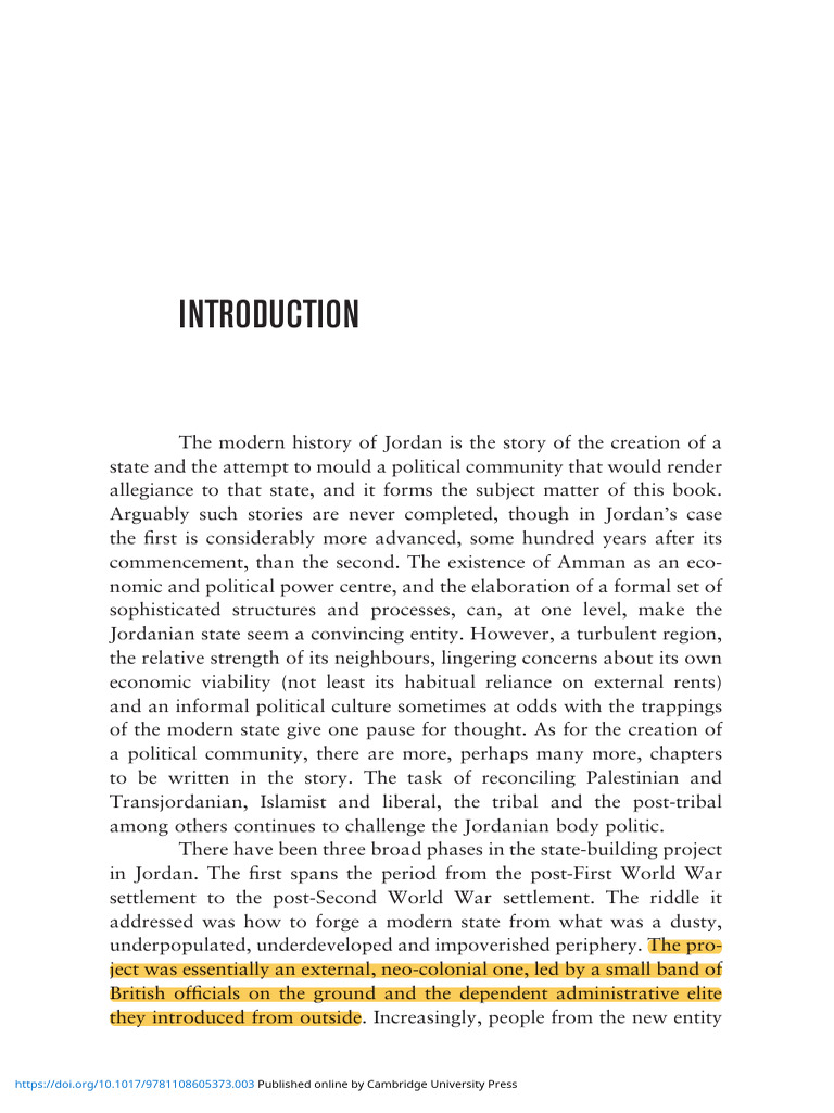 01 introduction | PDF | Jordan | West Bank