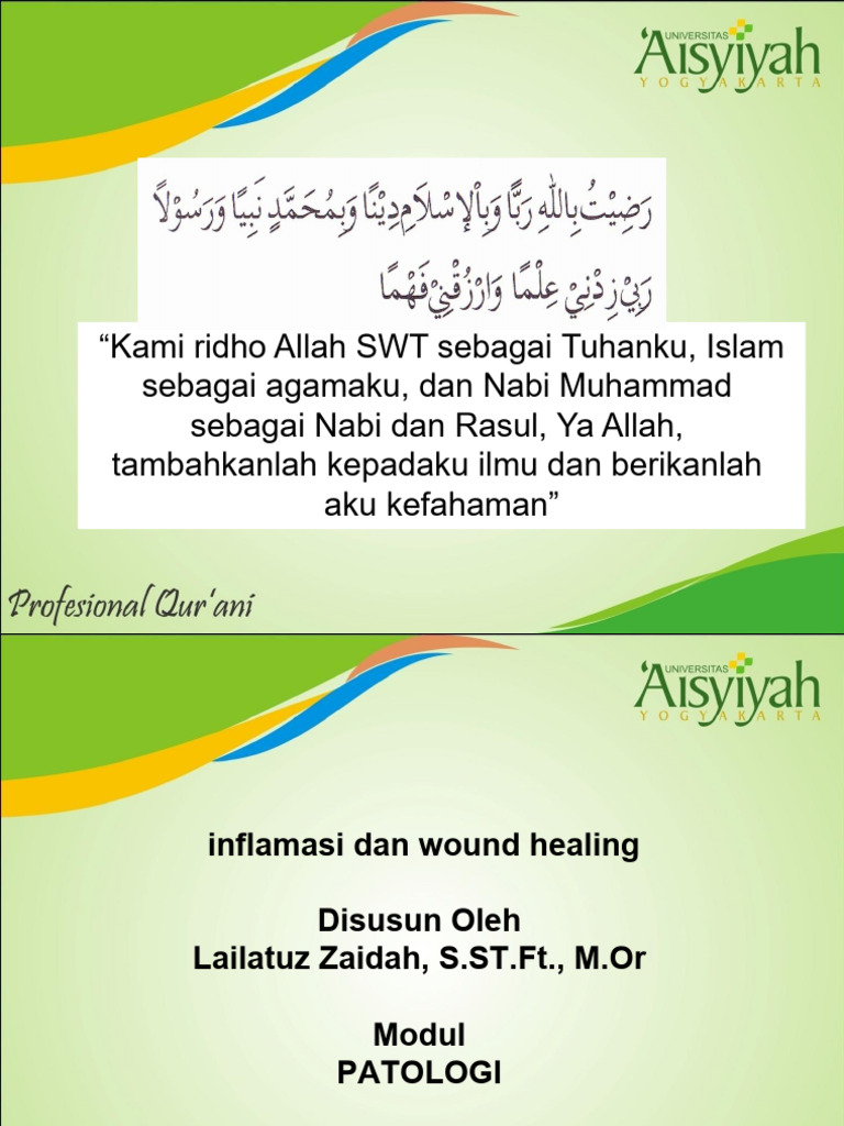 Inflamasi dan Proses Penyembuhan | PDF | Sains & Matematika