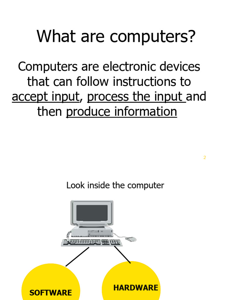 1st Lesson Introduction To Computer | PDF | Computer Data Storage | Random Access Memory