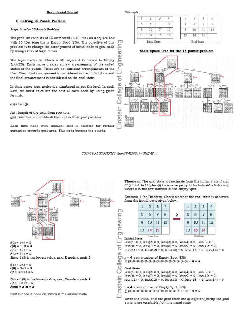 UNIT 4 - CS3401-Algorithms | PDF | Mathematical Relations | Mathematical Concepts