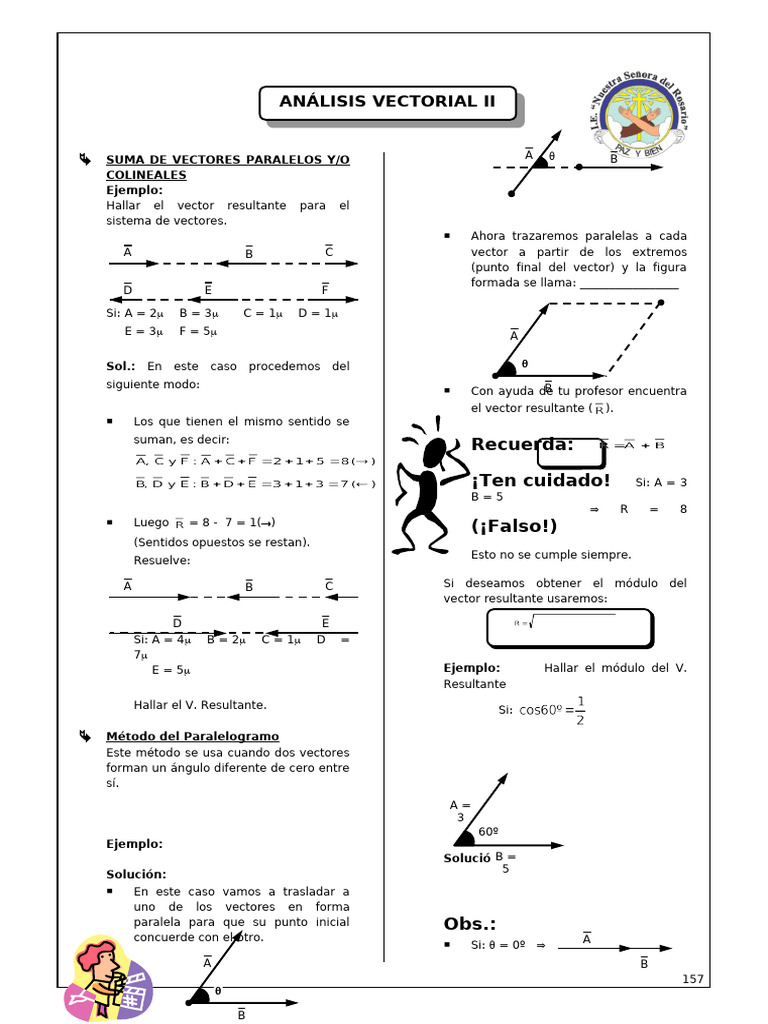 Práctica de Refuerzo de Vectores | PDF | Vector Euclidiano | Geometría euclidiana