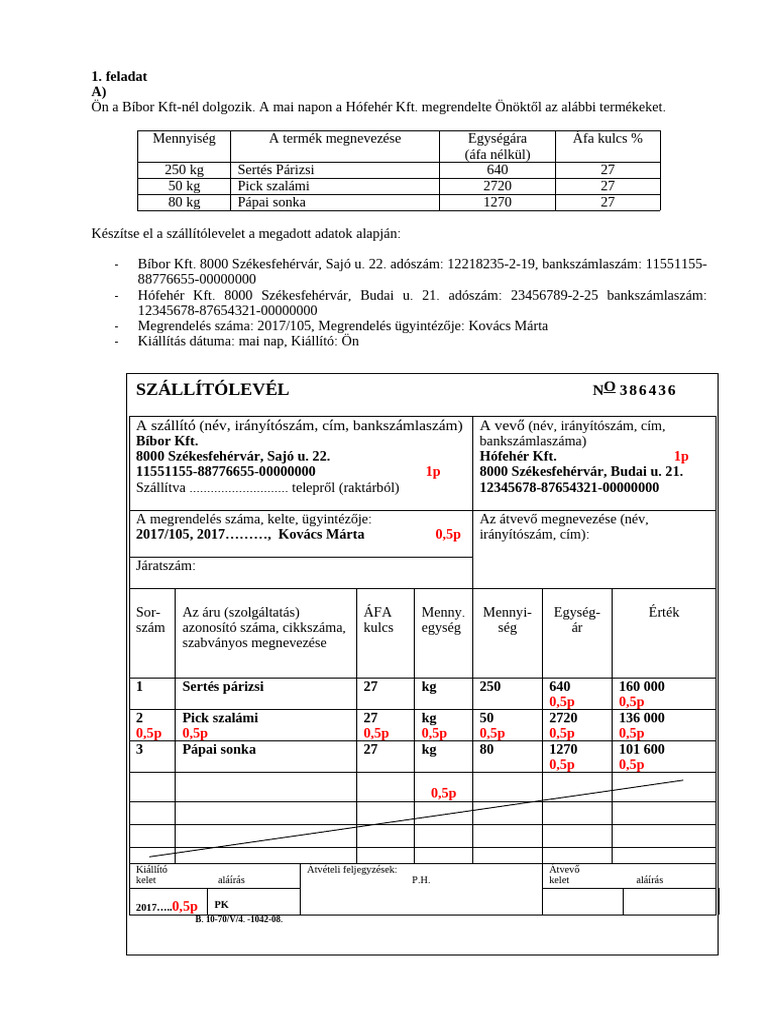 Boltvezető B Megoldás (Tanulóknak) | PDF