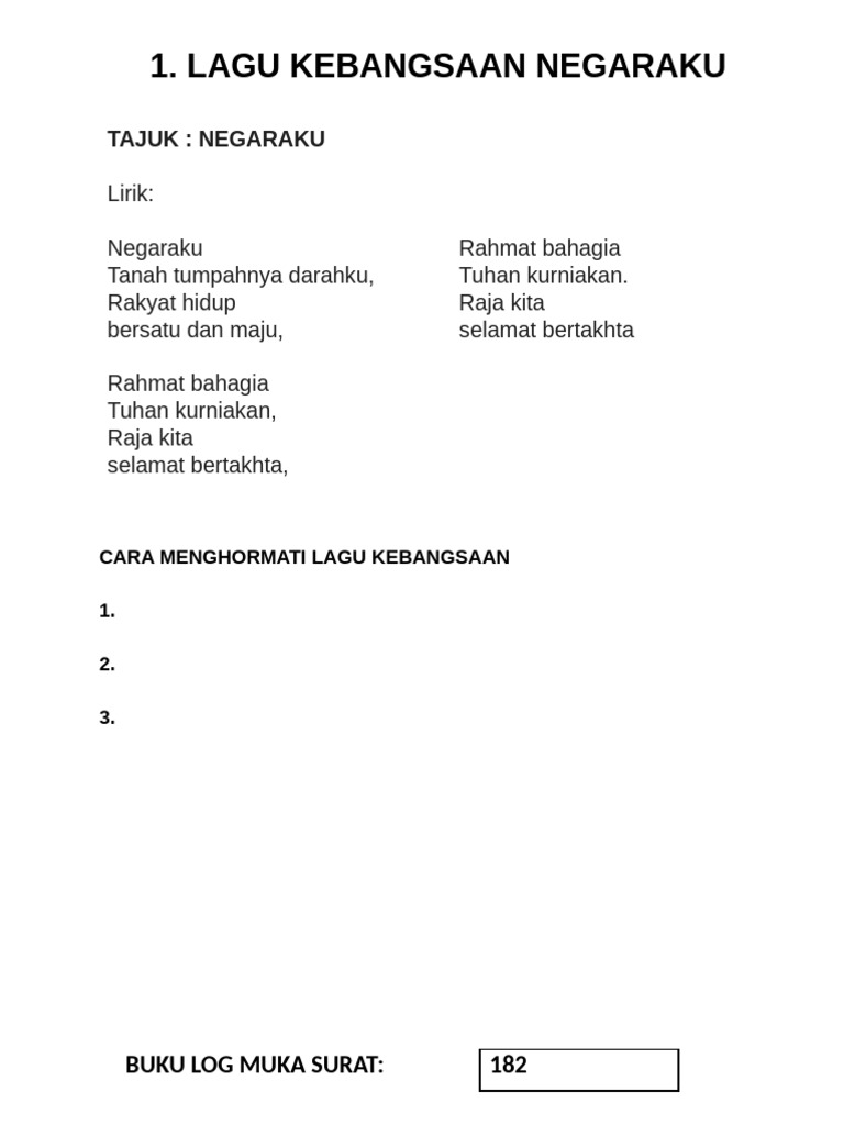 Panduan Buku Log Lencana Keris Gangsa | PDF