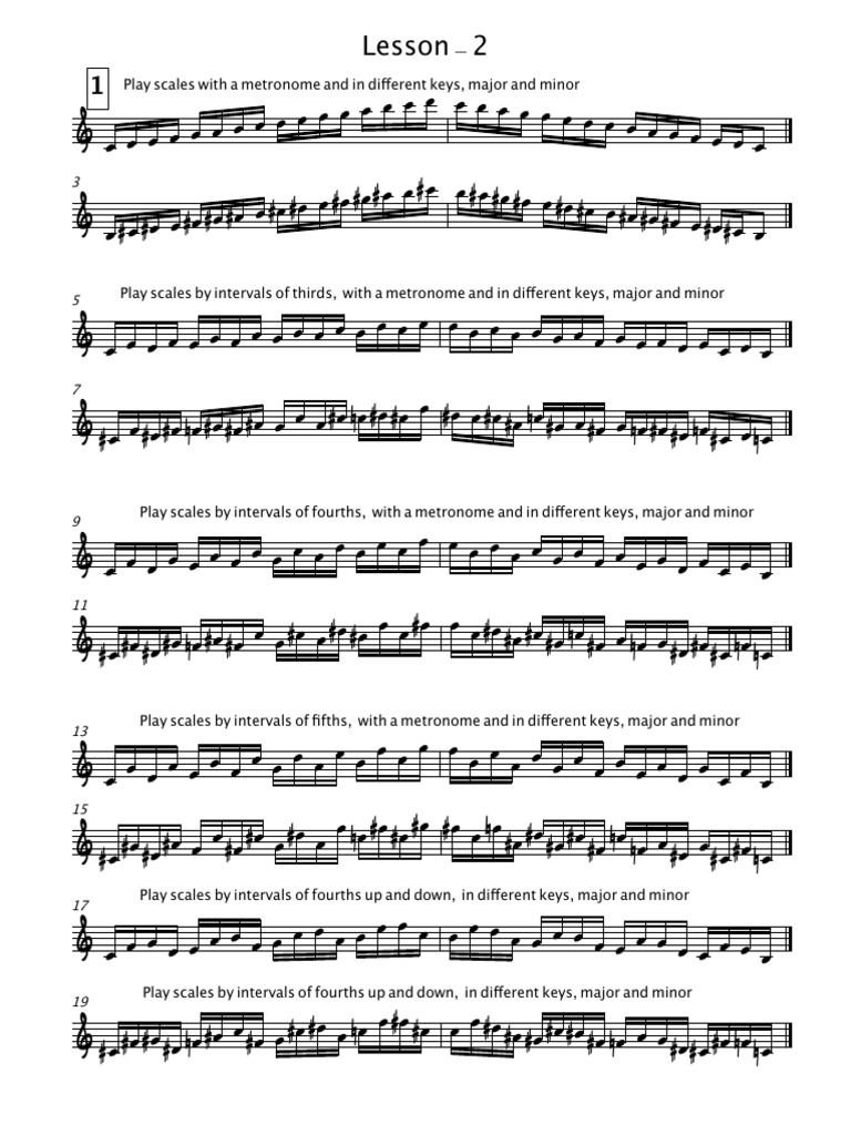 Alex Sipiagin Trumpet Lesson 2 (Updated) | PDF