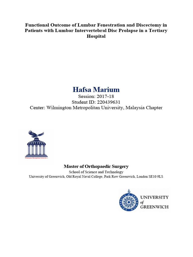 Hafsa Marium MS Thesis Final | PDF | Health Care
