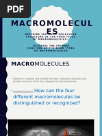 Macromolecule Summary Chart - Completed | PDF | Macromolecules | Cell ...