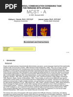 Bdae Rec. Booklet | PDF | Verb | Speech