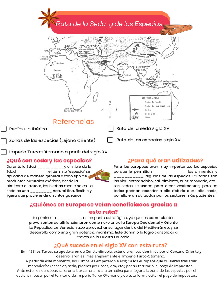 Rutas de Seda y Especias en el Siglo XV | PDF | Viajes y turismo