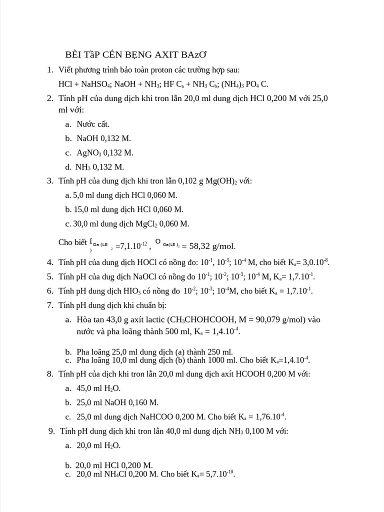 pdf-bai-tap-can-bang-axit-bazo | PDF