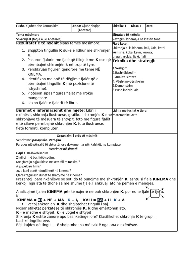 P1.65.Shkronja K, f.40 | PDF