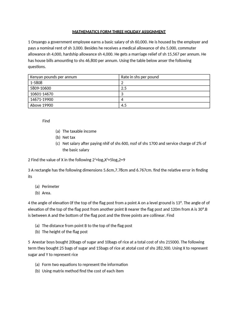 Mathematics f3 | PDF | Mathematics