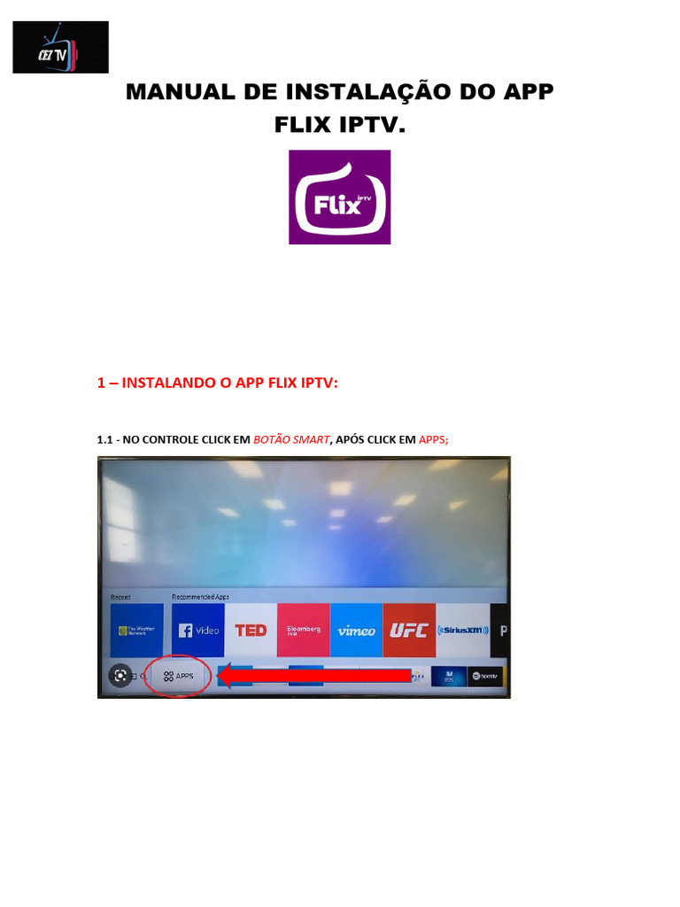 Instalação do App Flix IPTV | PDF | Computadores