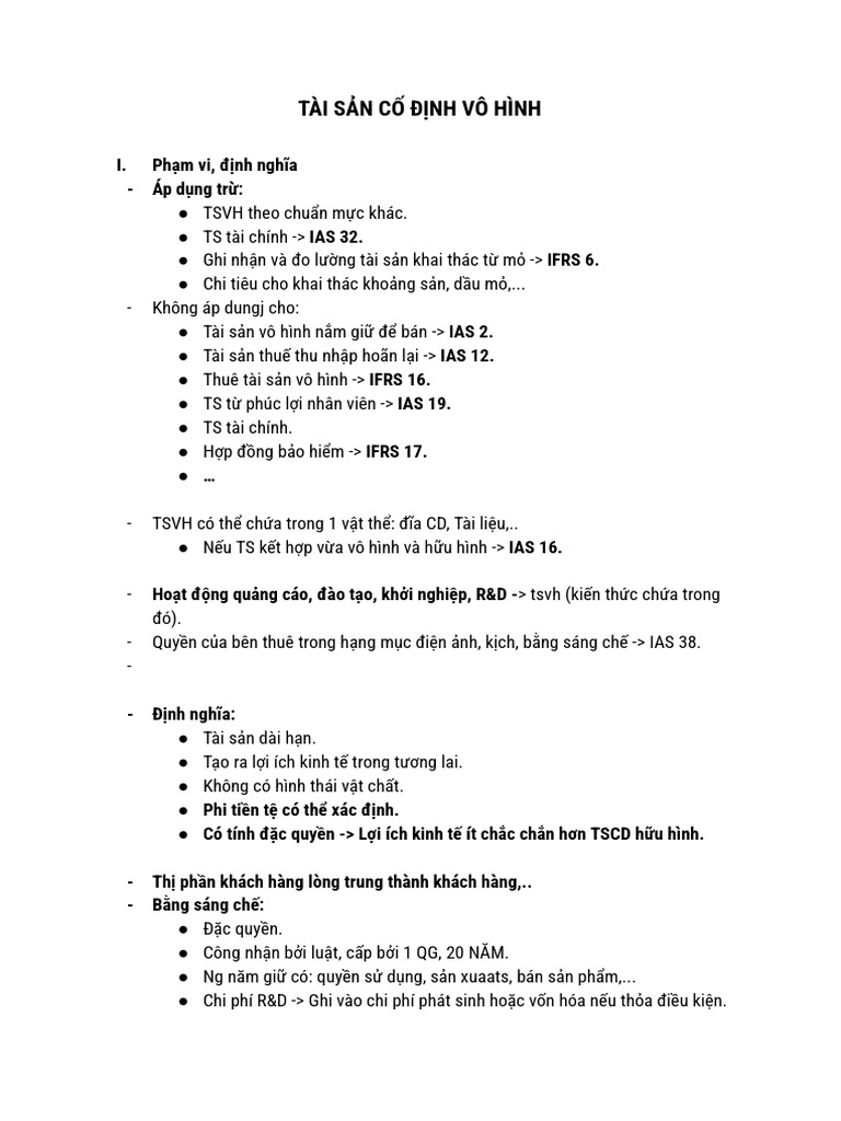 KTQT - Topic 3 - Ias 38 | PDF