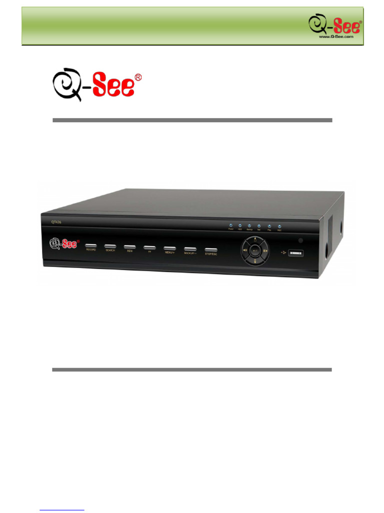 QT 426 | PDF | Menu (Computing) | Button (Computing)