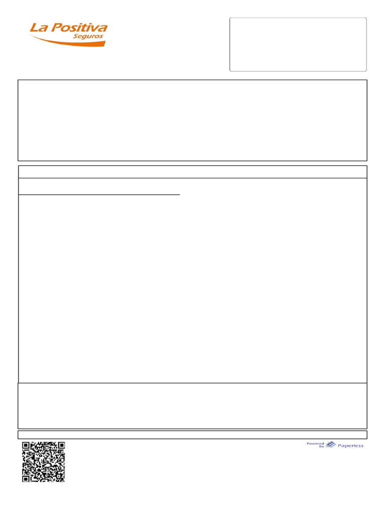 Nota de Crédito Electrónica: La Positiva Vida Seguros Y Reaseguros | PDF