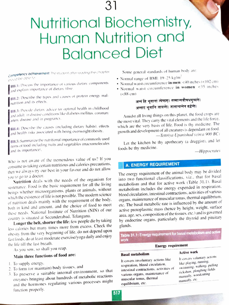 Nutritional Biochemistry | PDF