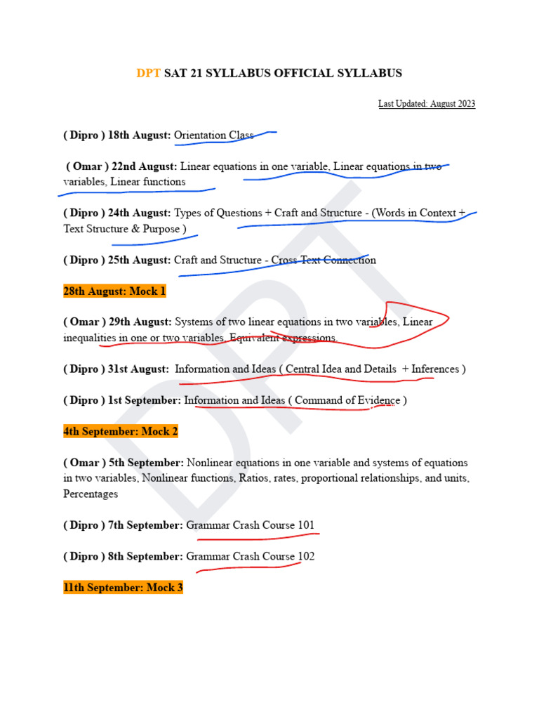 DPT Syllabus 21 | PDF | Teaching Methods & Materials