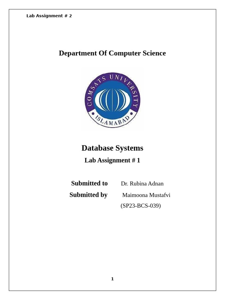 Lab Assignment 2 | PDF | Salary | Computer Data Lab Assignment 2 | PDF | Salary | Computer Data