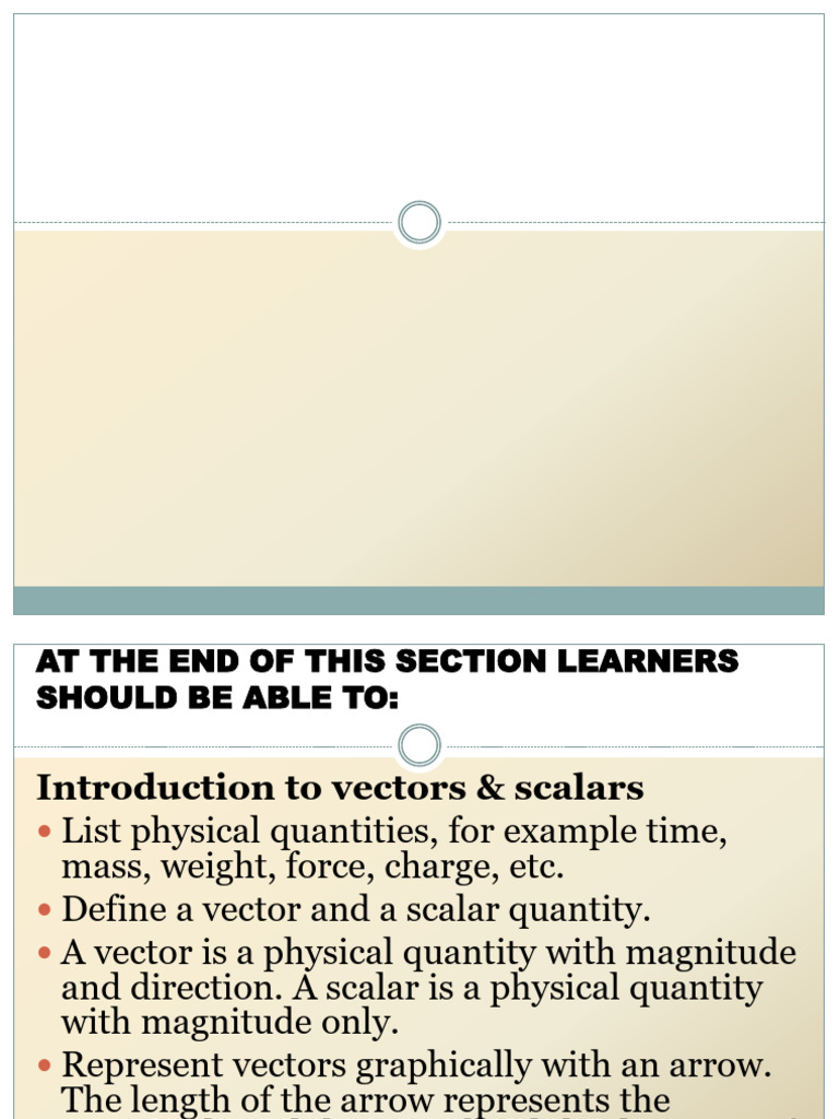 Vectors | PDF | Acceleration | Velocity