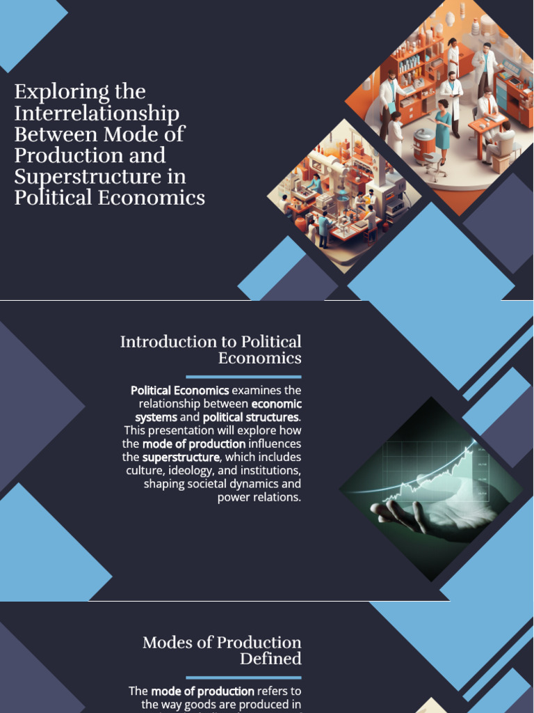Mode of Production and Superstructure in Political Economics | PDF