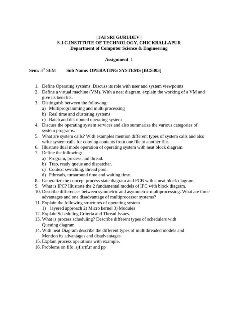 Os | PDF | Teaching Methods & Materials | Technology & Engineering