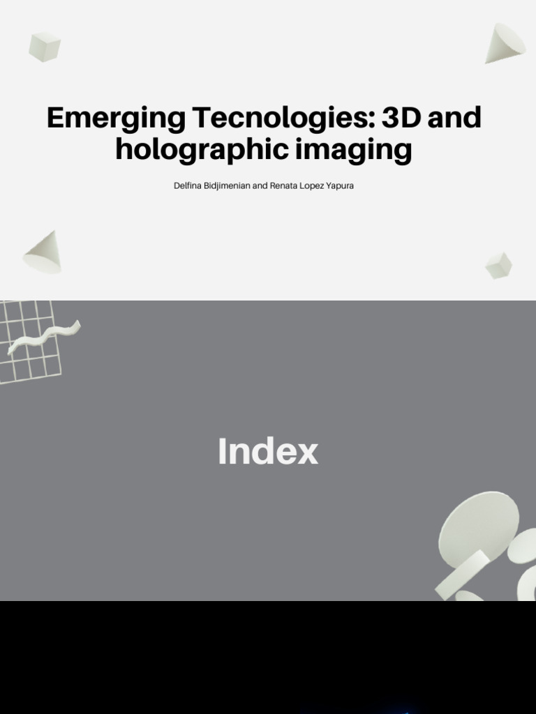 Black Modern Technology Keynote Presentation PDF | PDF | Holography