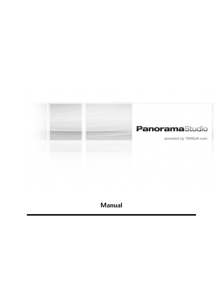 MAGIX PanoramaStudio Manual | PDF | Zoom Lens | Raw Image Format