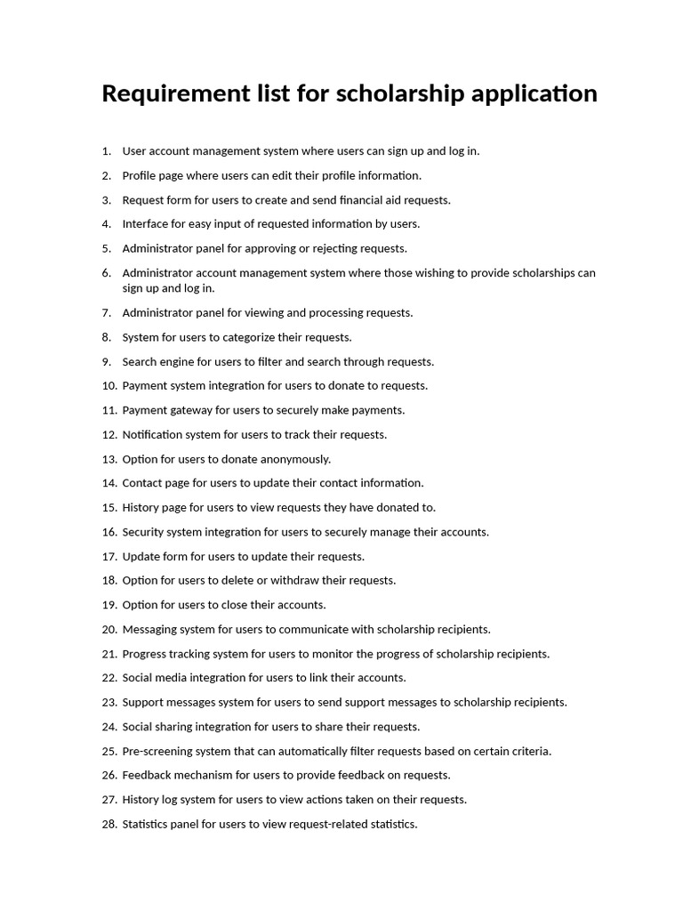Requirement List - SystemAnalysesAndDesign | PDF | Social Media ...