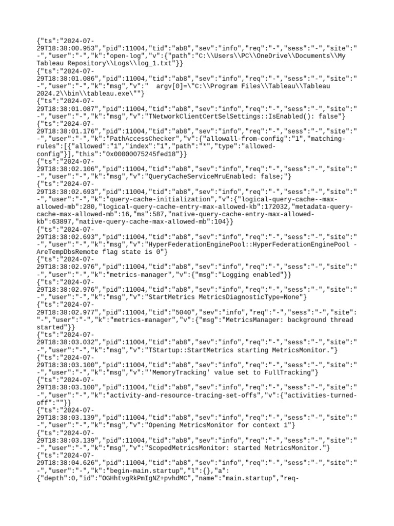 Log 1 | PDF | Computing | Software