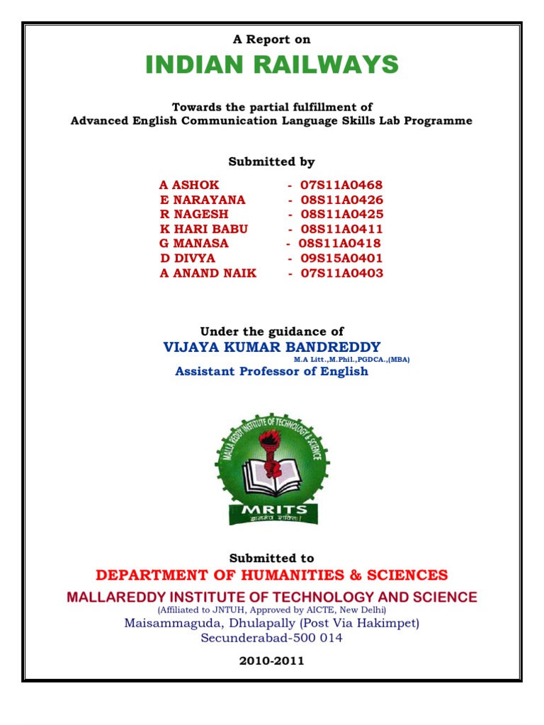 Project Format | PDF